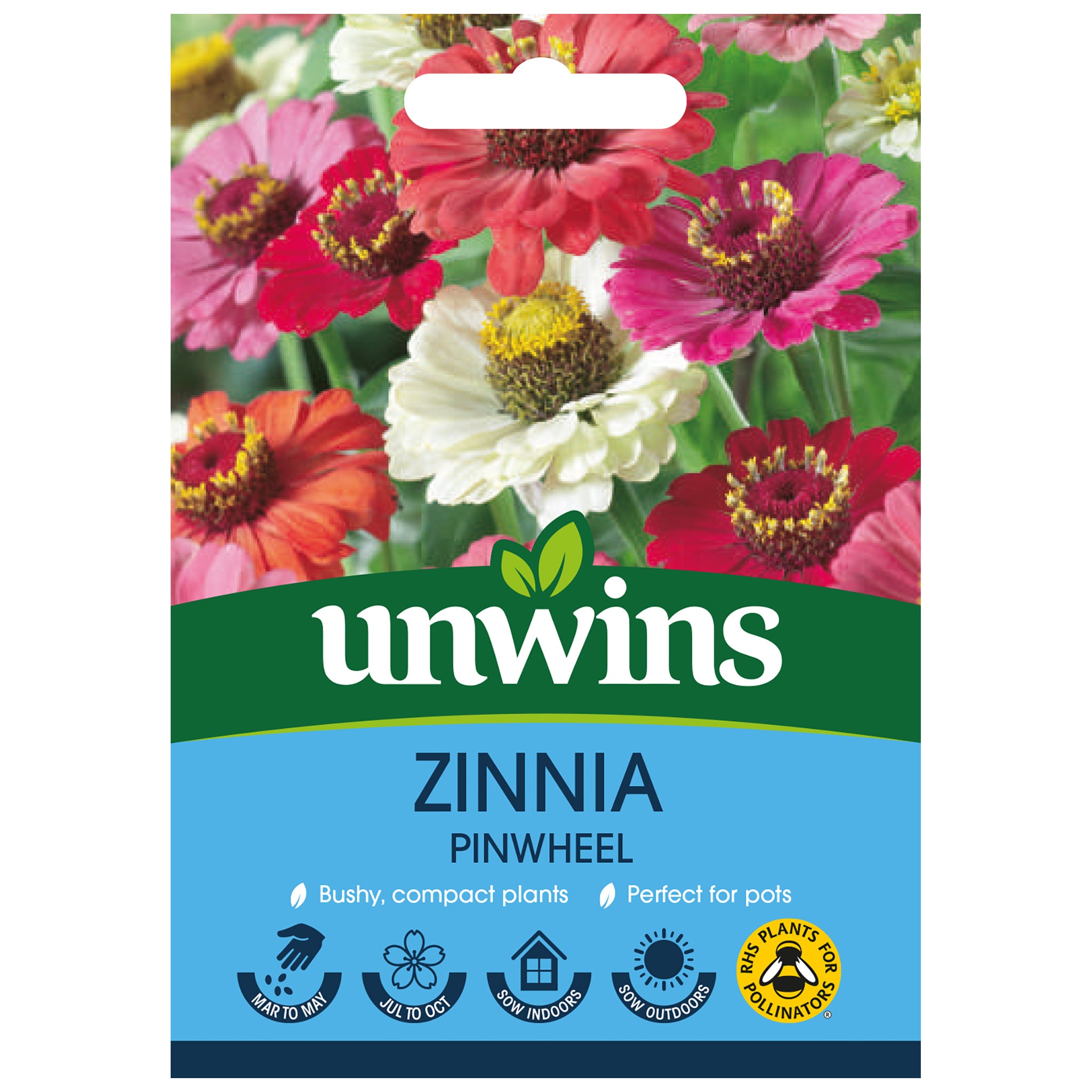 Unwins Zinnia Pinwheel Seeds - Flower Seeds – Unwins UK
