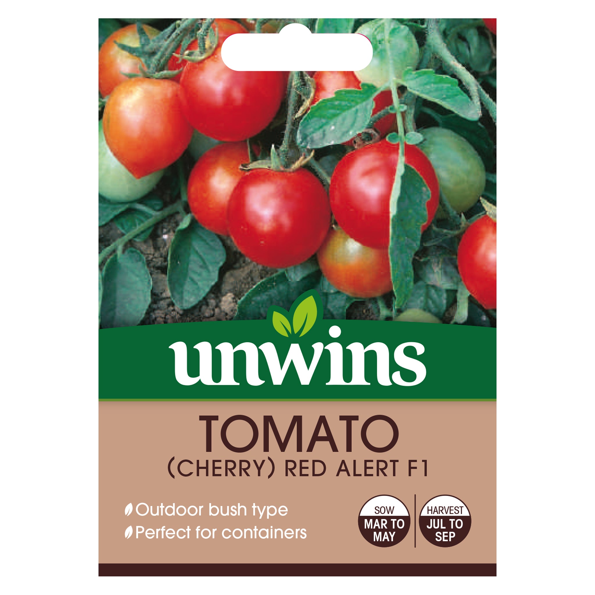 Unwins Cherry Tomato Red Alert F1 Seeds - Vegetable Seeds – Unwins UK