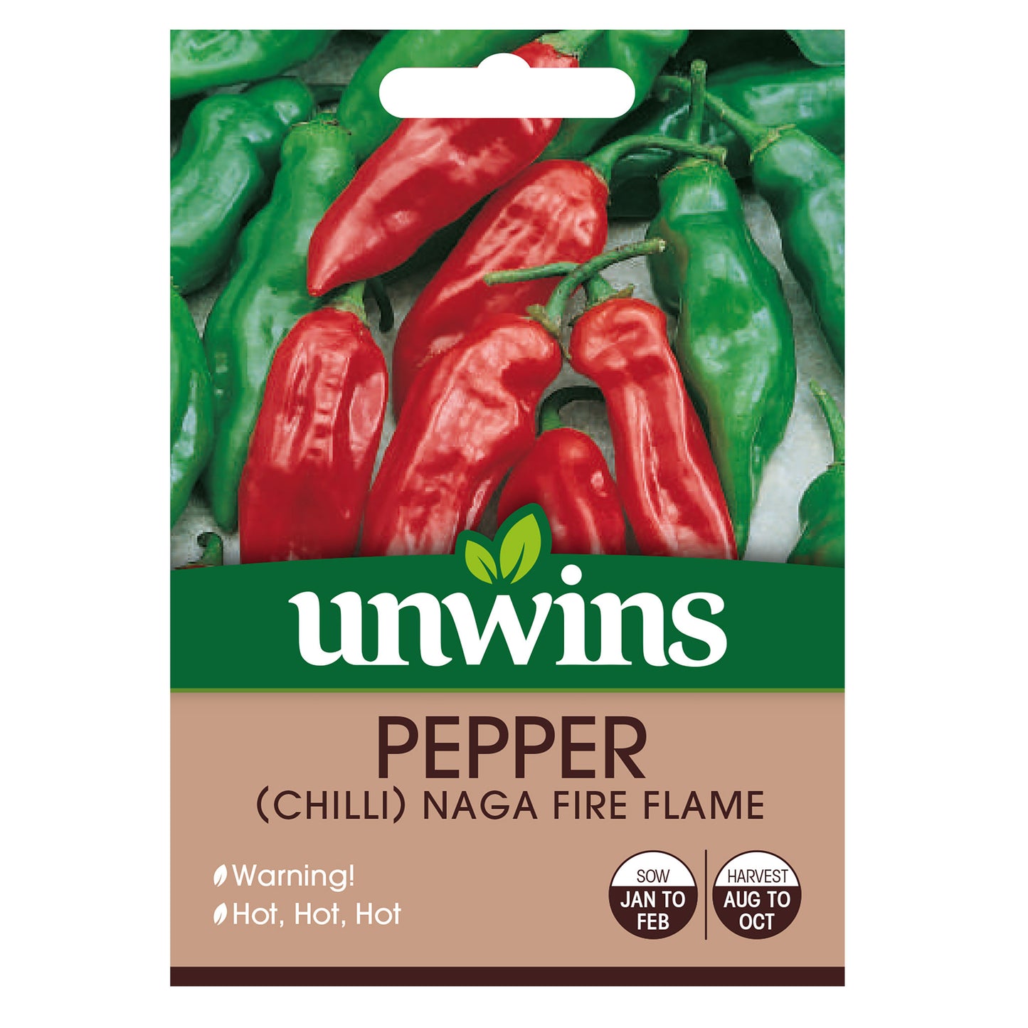 Unwins Chilli Pepper Naga Fire Flame Seeds - Vegetable Seeds – Unwins UK