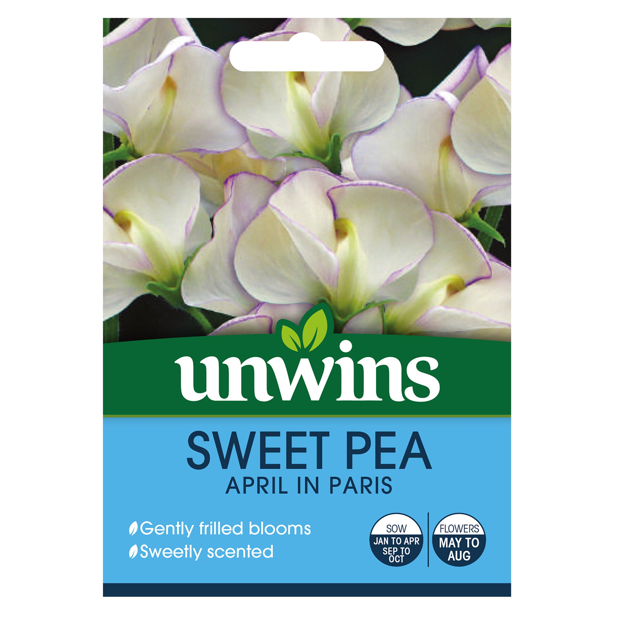 Unwins Sweet Pea April in Paris Seeds - Flower Seeds – Unwins UK