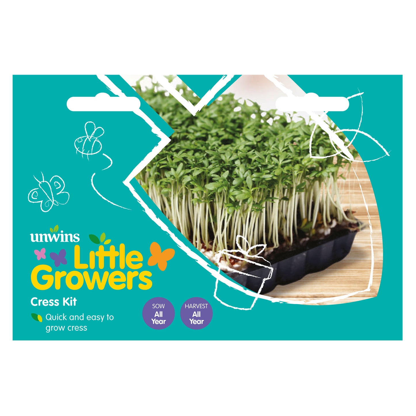 Little Growers Cress Kit Seeds - Herb Seeds – Unwins UK