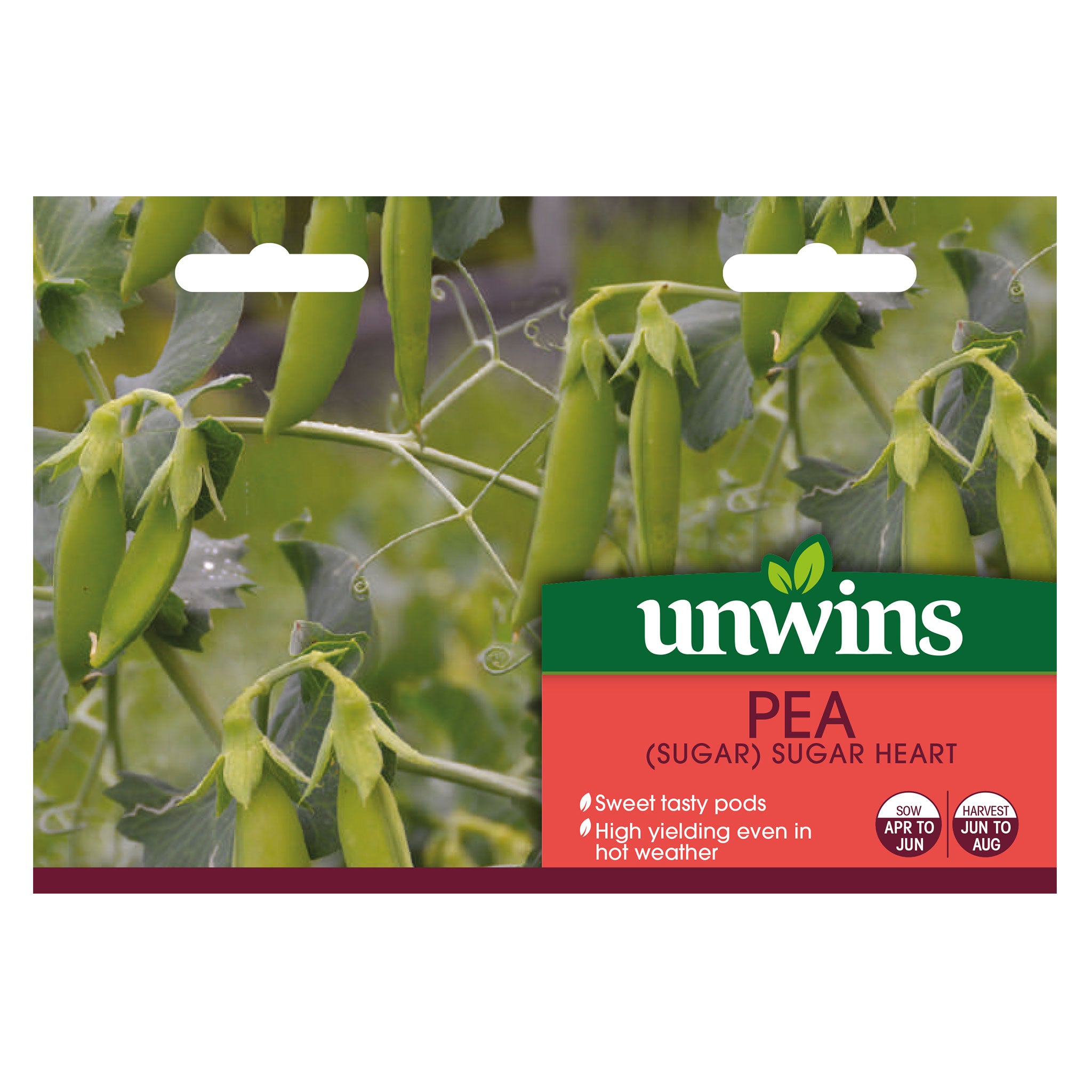 Unwins Sugar Snap Pea Sugar Heart - Vegetable Seeds – Unwins UK